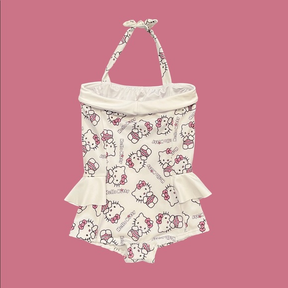 Swim | Girls Hello Kitty Print One Piece Swimsuit | Poshmark